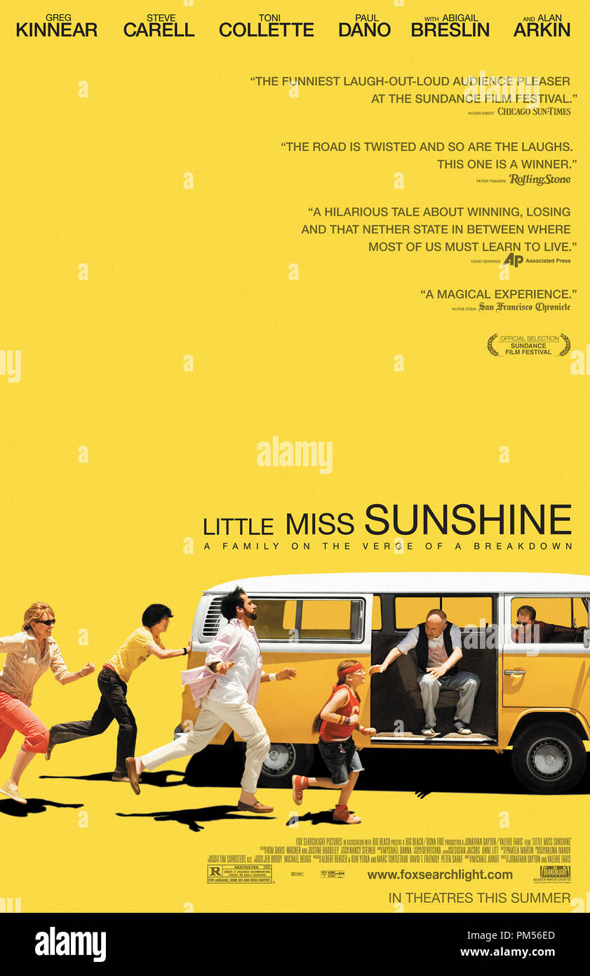 "Little Miss Sunshine" Poster Stock Photo - Alamy