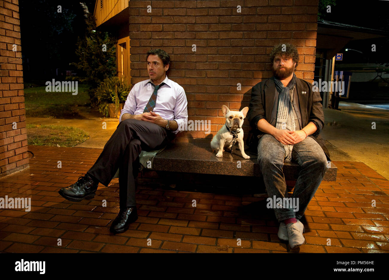 (L-r) ROBERT DOWNEY JR. as Peter Highman and ZACH GALIFIANAKIS as Ethan ...