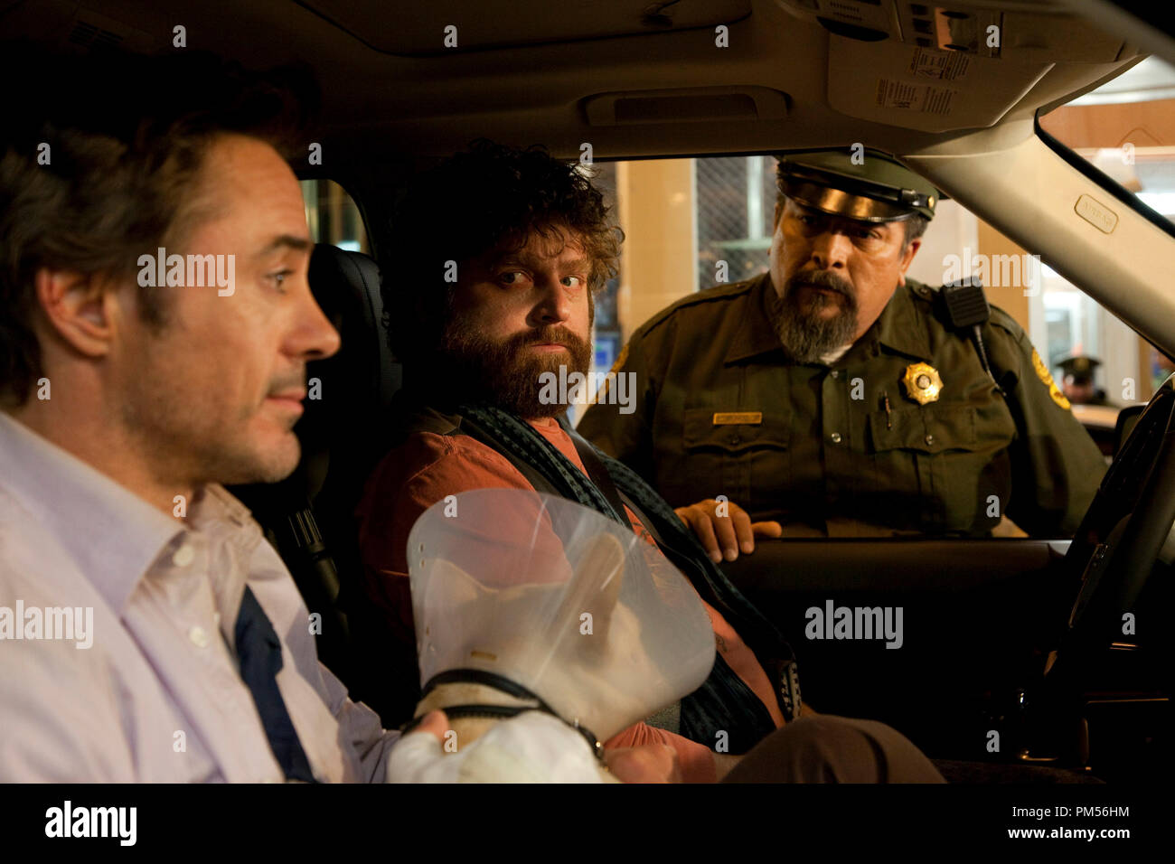 (L-r) ROBERT DOWNEY JR. as Peter Highman, ZACH GALIFIANAKIS as Ethan ...