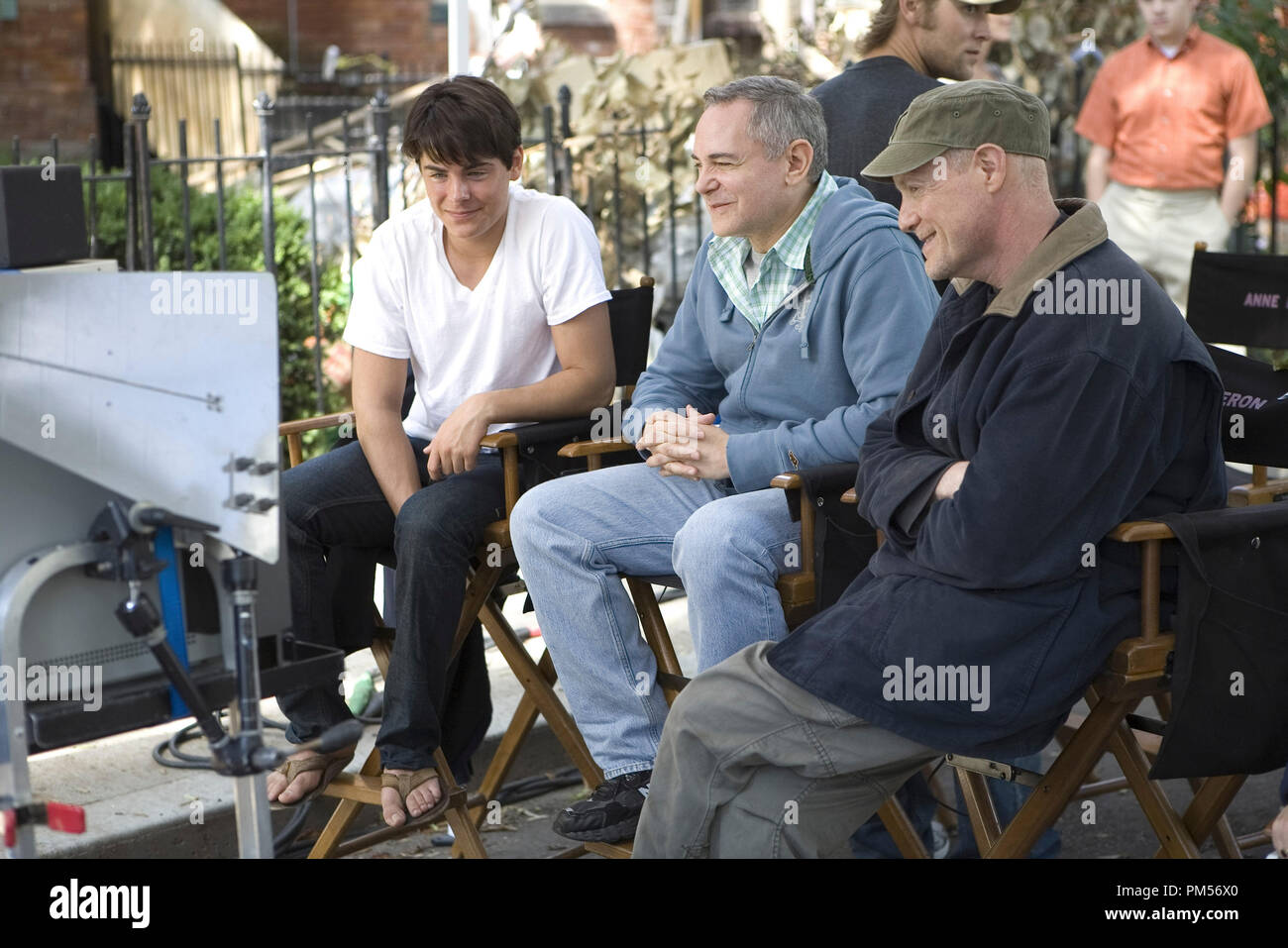 Film Still from "Hairspray" Zac Efron, producer Craig Zadan, producer ...