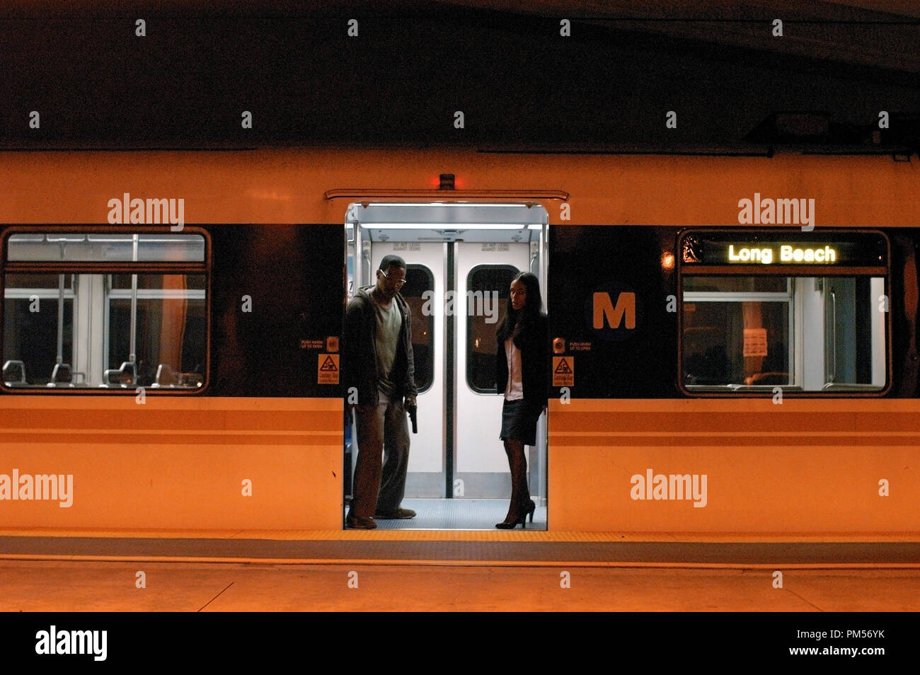 Film Still from "Collateral" Jamie Foxx, Jada Pinkett Smith © 2004 ...
