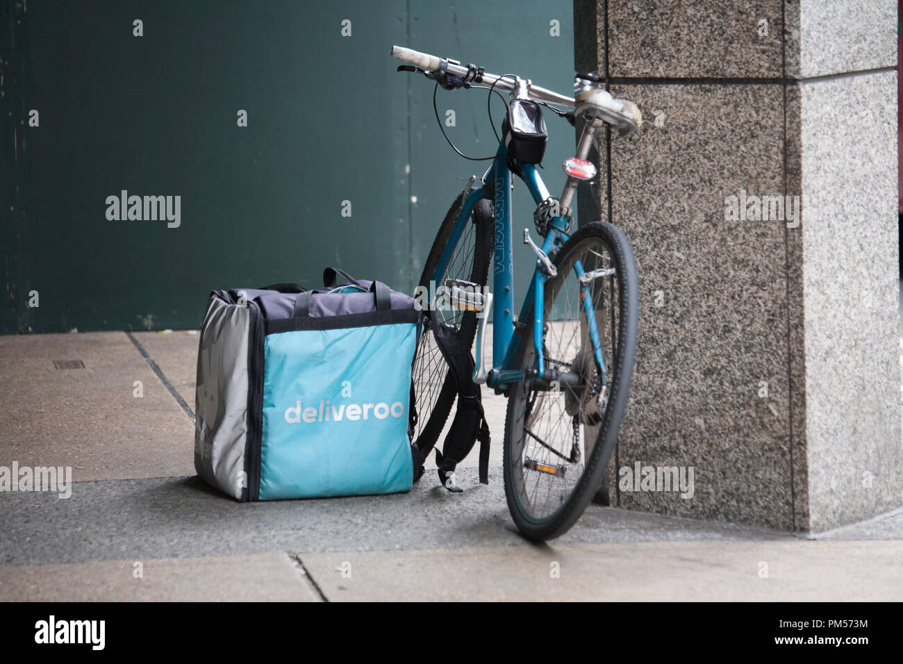 Deliveroo bag hi-res stock photography and images - Alamy