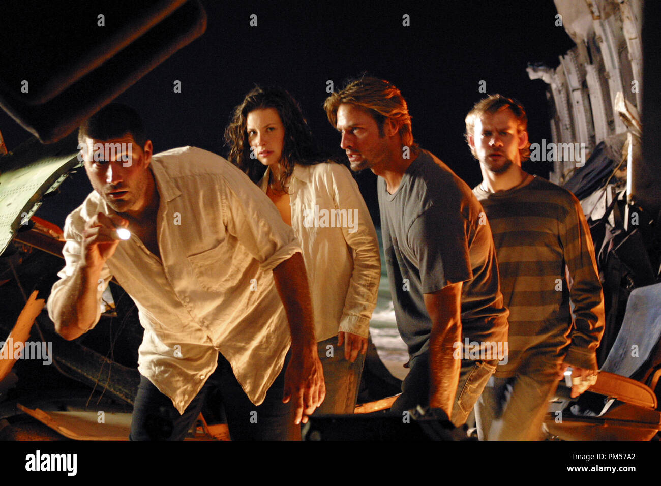 Studio Publicity Still from "Lost" Matthew Fox, Evangeline Lilly, Josh ...