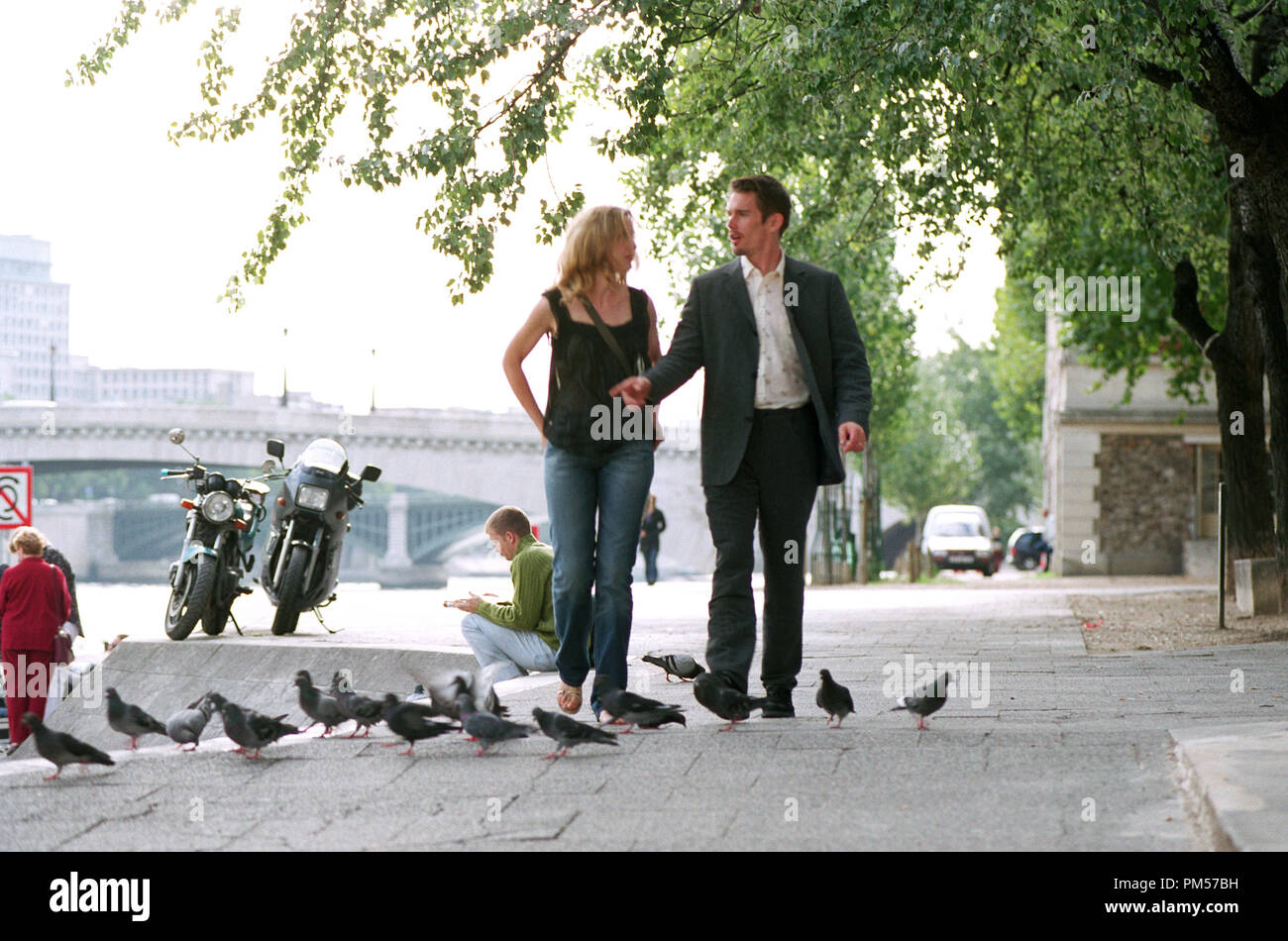 Studio Publicity Still from "Before Sunset" Julie Delpy, Ethan Hawke ...