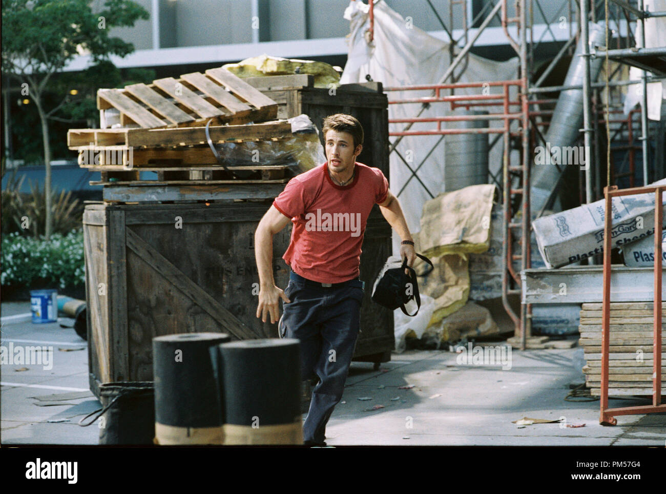 Film Still from "Cellular" Chris Evans; Kim Basinger © 2004 Richard Foreman File Reference ...