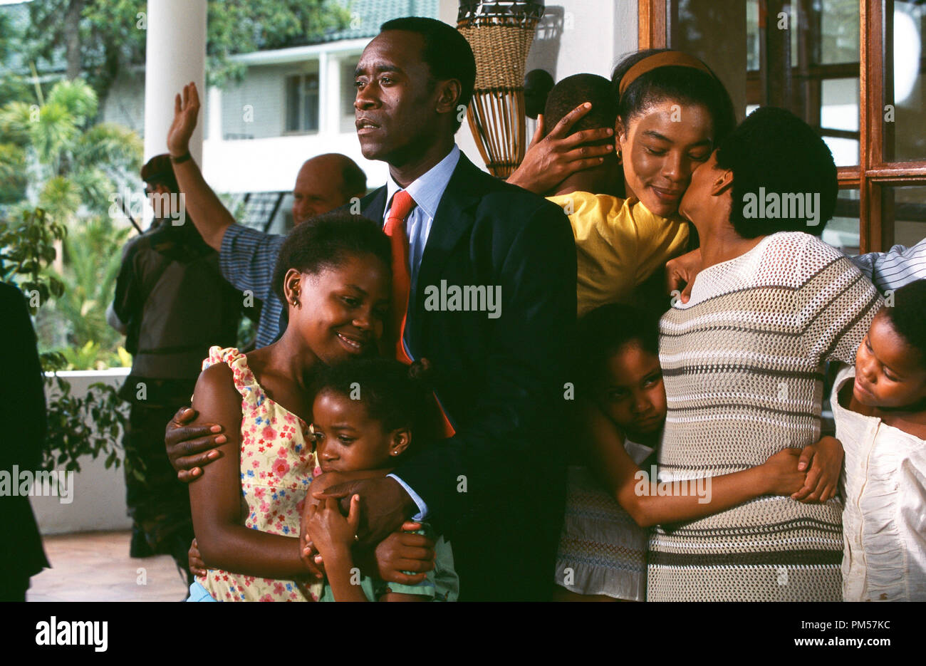Film Still from "Hotel Rwanda" Don Cheadle, Sophie Okonedo © 2004 ...