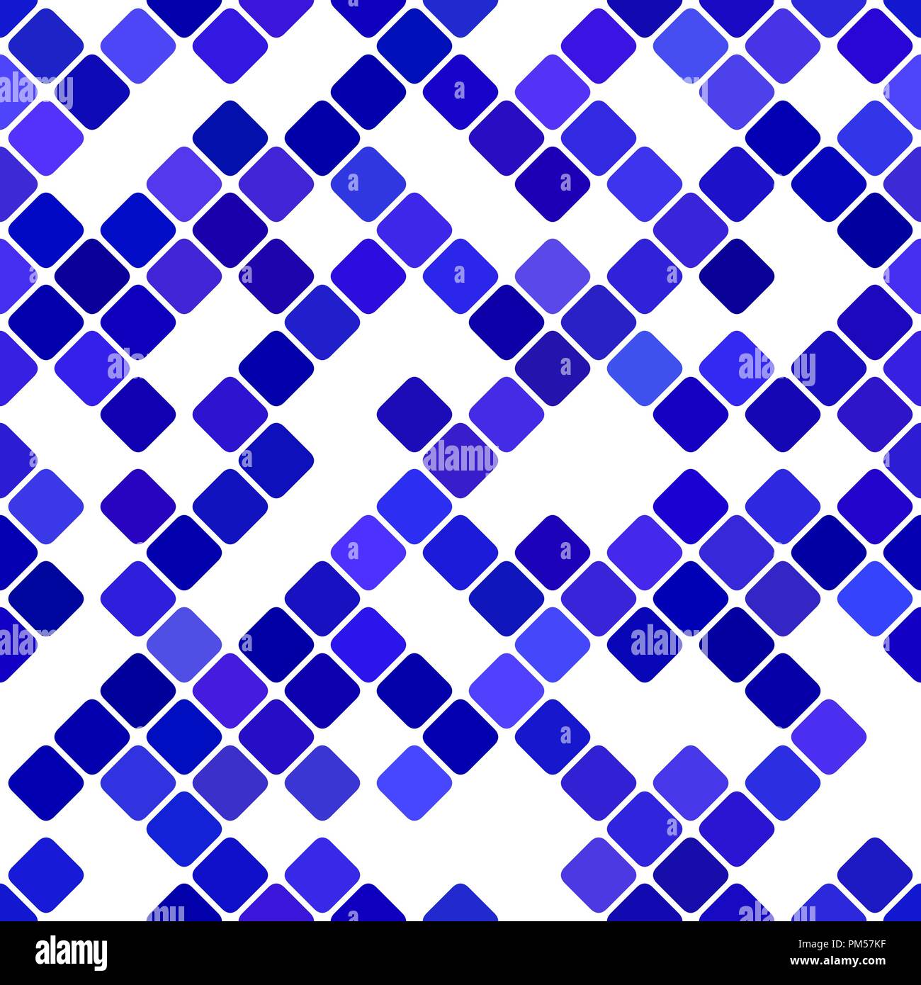Abstract repeating diagonal rounded square pattern - vector tile mosaic ...