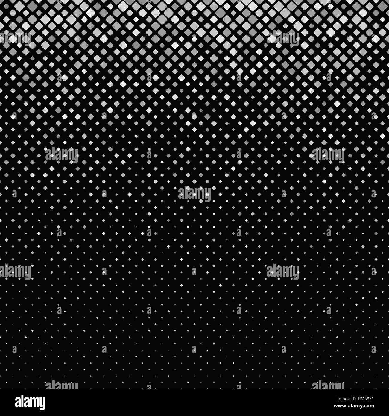 Rounded diagonal square pattern Black and White Stock Photos & Images ...