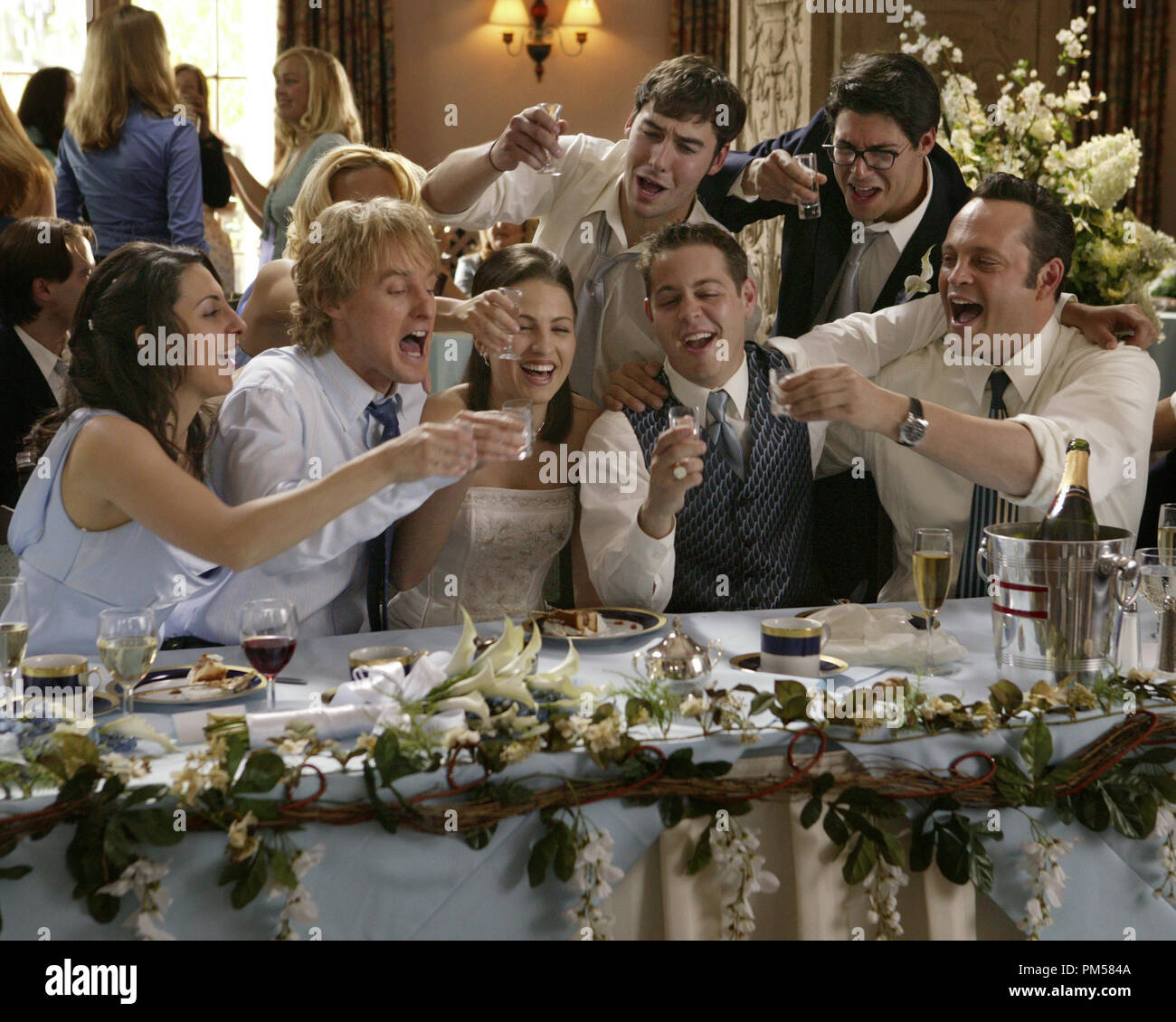 Studio Publicity Still from "Wedding Crashers" Owen Wilson, Vince ...
