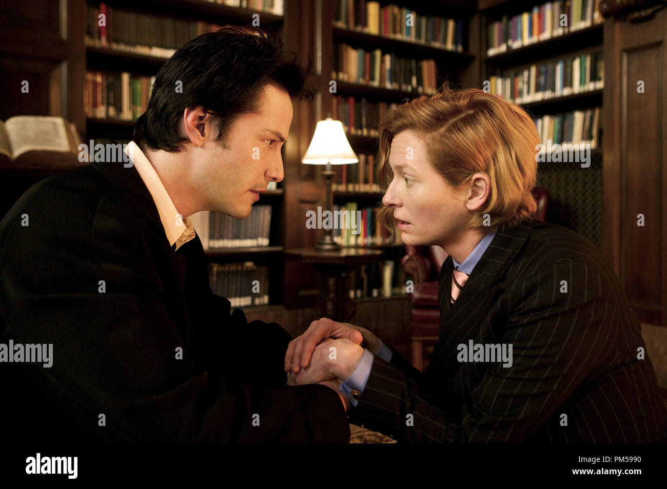 Studio Publicity Still from "Constantine" Keanu Reeves, Tilda Swinton ...