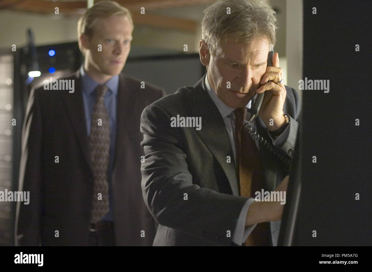 Studio Publicity Still from "Firewall" Paul Bettany, Harrison Ford ...