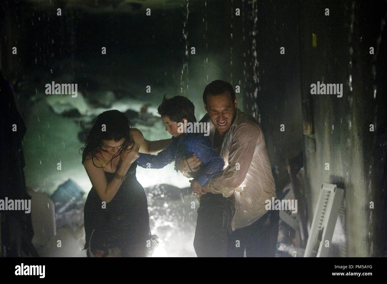 Studio Publicity Still from "Poseidon" Jacinda Barrett, Jimmy Bennett ...
