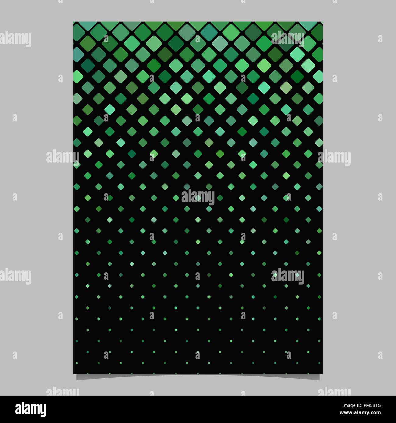 Diagonal Square Pattern Brochure Design Vector Tiled Mosaic Stationery Background Stock Vector