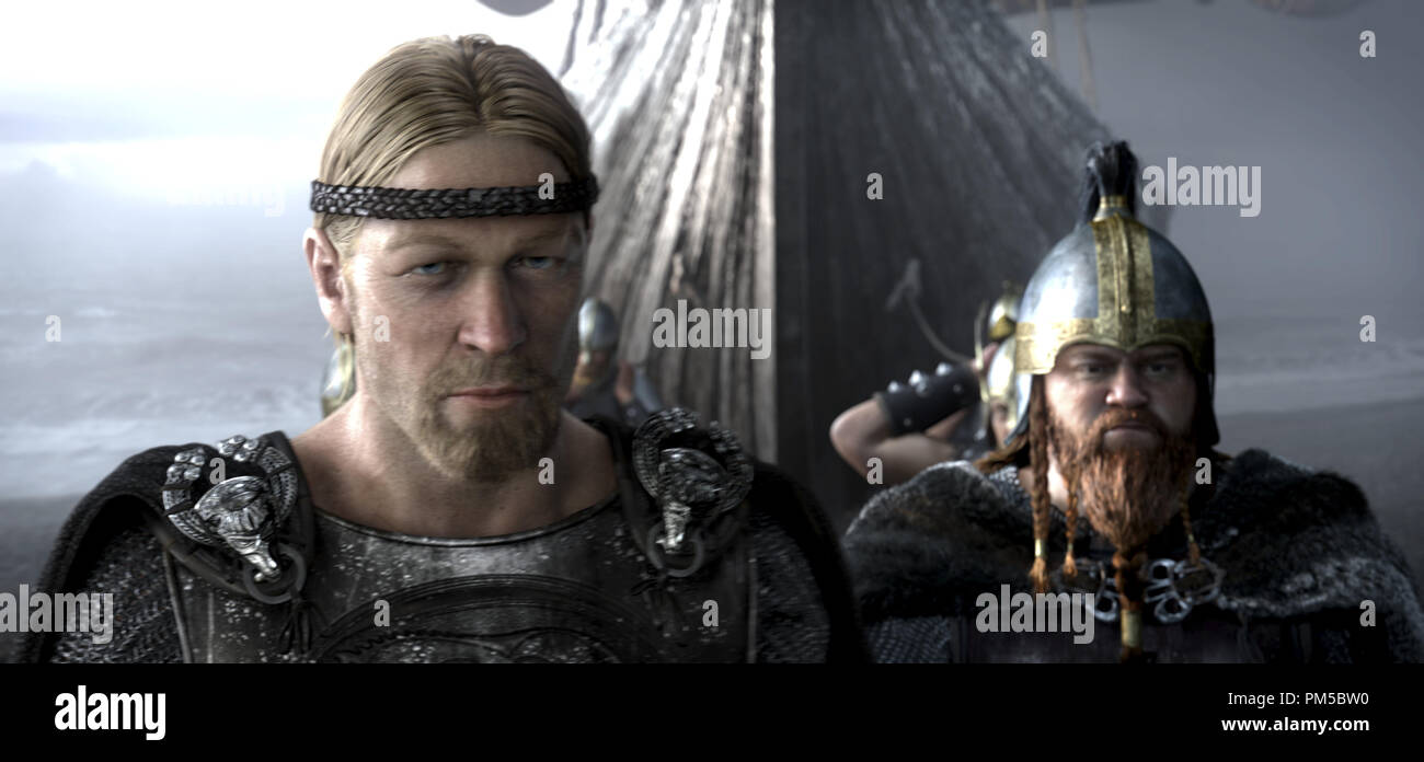 Studio Publicity Still from "Beowulf" Beowulf, Wiglaf © 2007 Warner ...