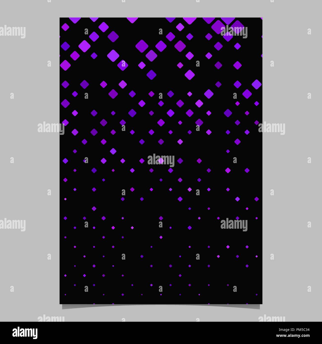 Abstract Square Pattern Brochure Design Vector Tiled Mosaic Document Background Stock Vector