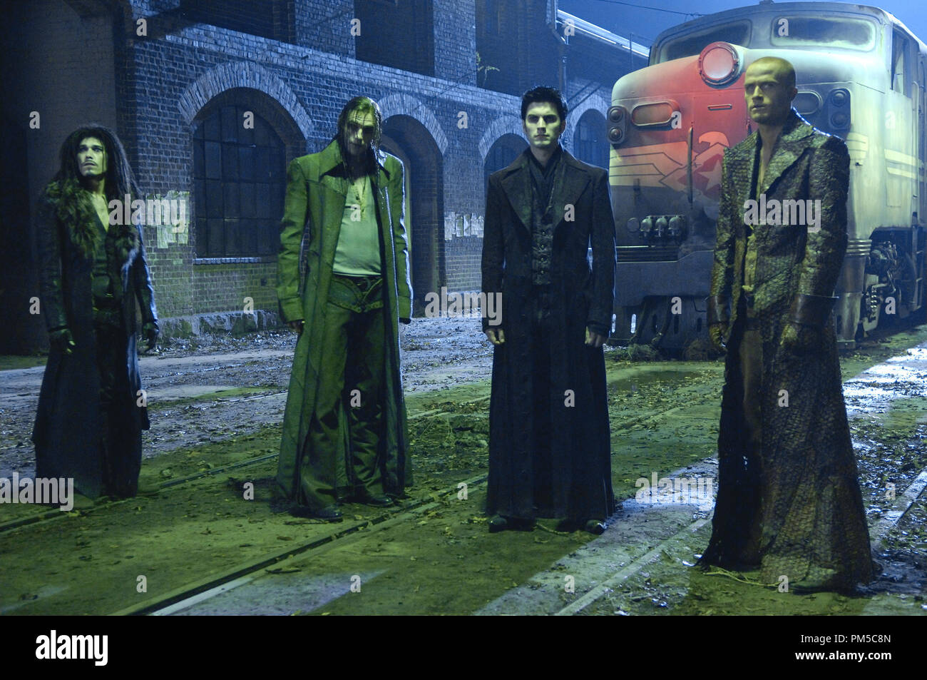 Studio Publicity Still from "Ghost Rider" Mathew Wilkinson, Daniel Frederiksen, Wes Bentley ...