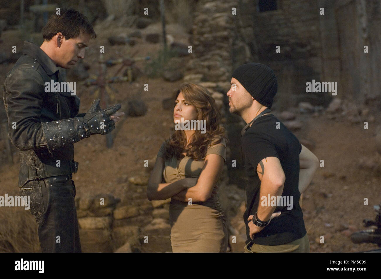 Studio Publicity Still from "Ghost Rider" Nicolas Cage, Eva Mendes ...