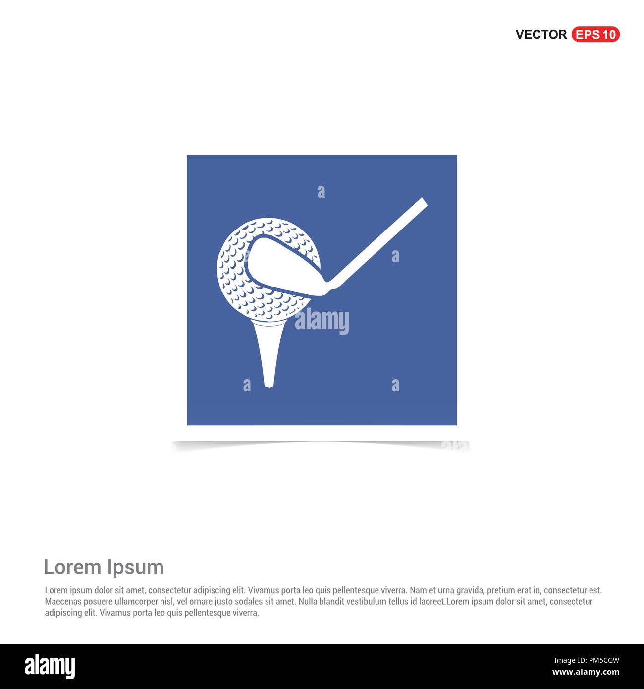 Golf swing photo illustration Stock Vector Images - Alamy