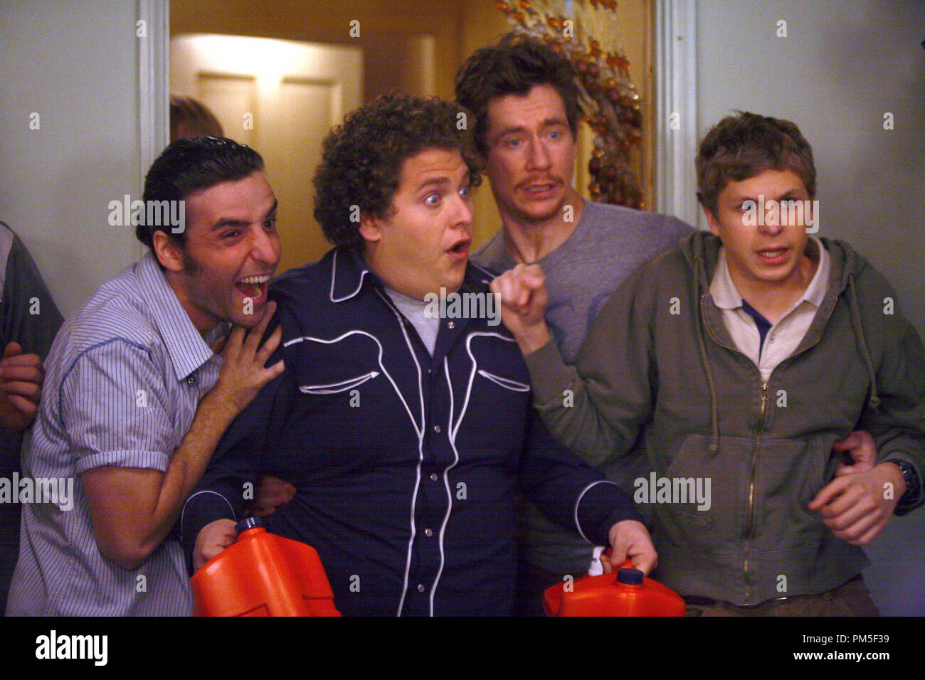 Studio Publicity Still from "Superbad" Jonah Hill, Michael Cera © 2007 ...