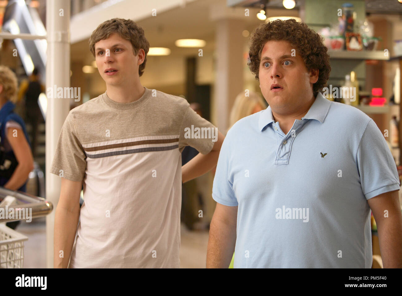 Studio Publicity Still from "Superbad" Michael Cera, Jonah Hill © 2007 ...