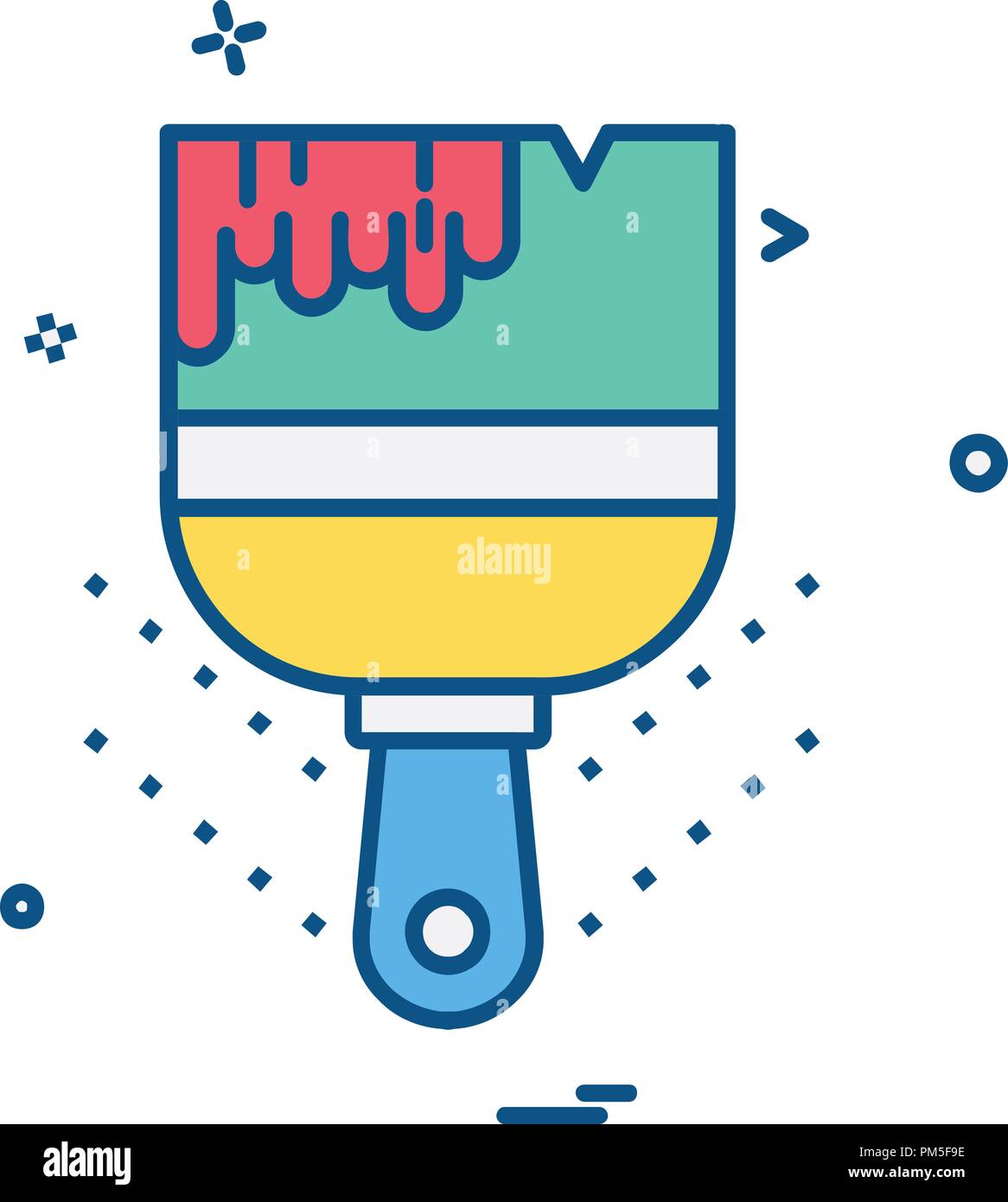 Paint icon design vector Stock Vector Image & Art - Alamy