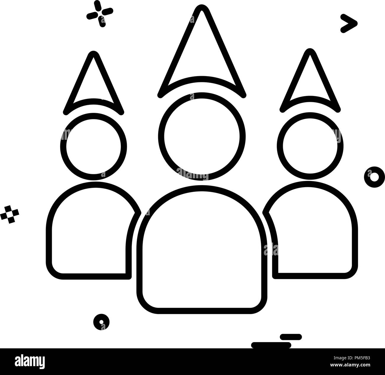 Group avatar icon design vector Stock Vector Image & Art - Alamy