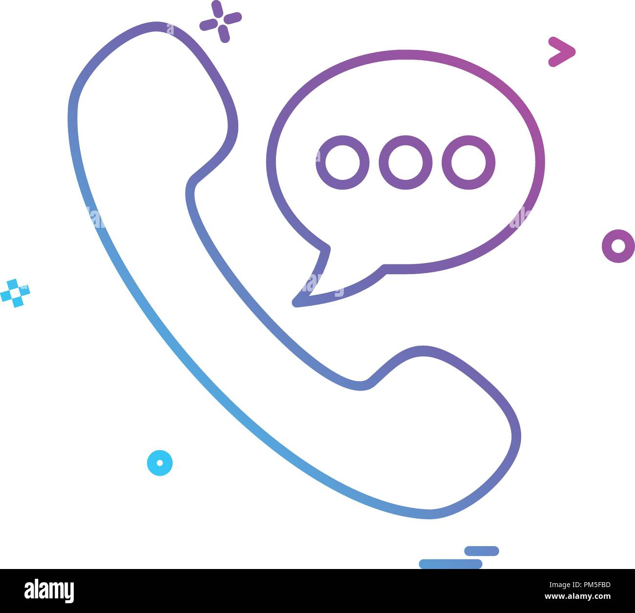 Call icon design vector Stock Vector Image & Art - Alamy