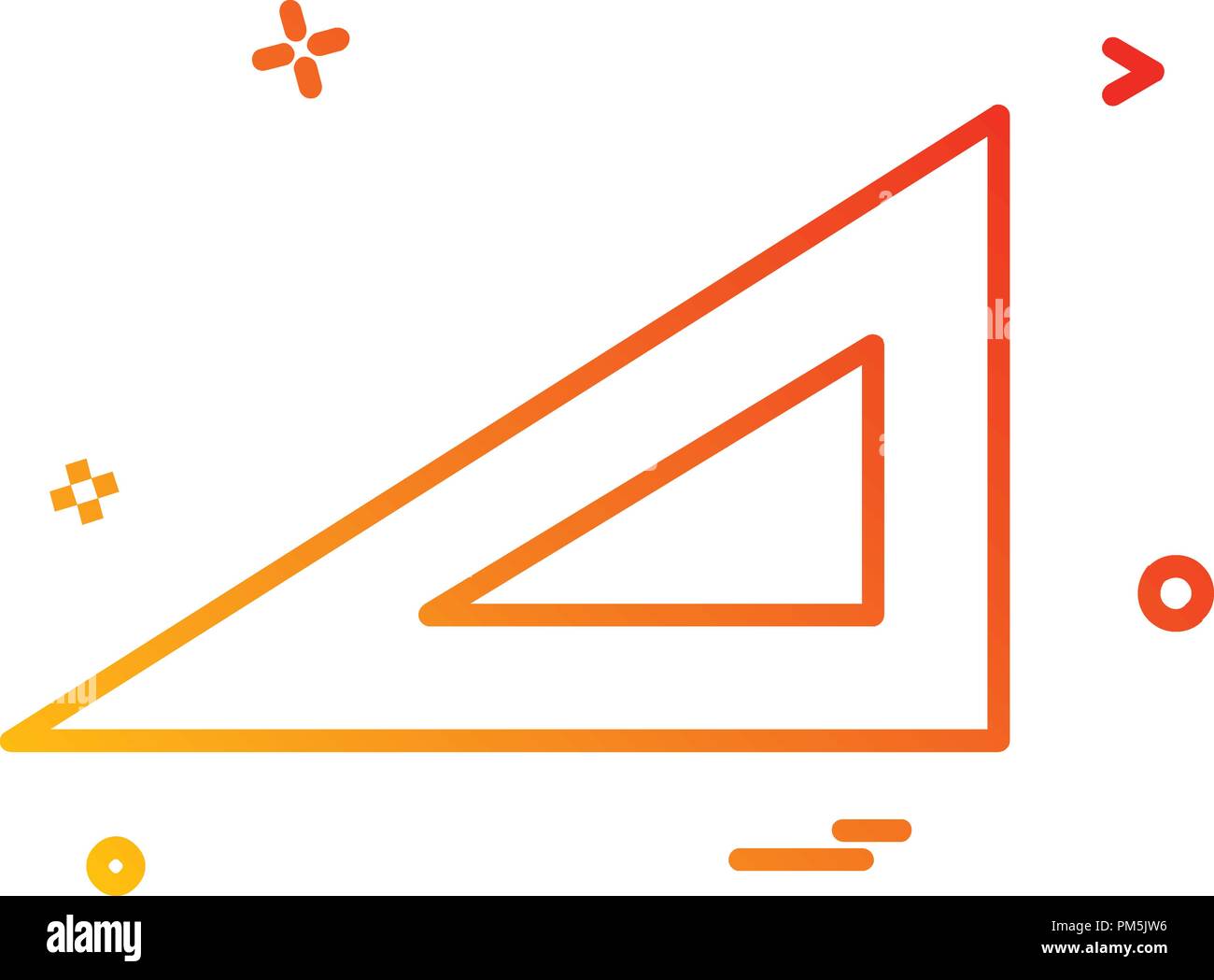 Geometry scale icon design vector Stock Vector Image & Art - Alamy