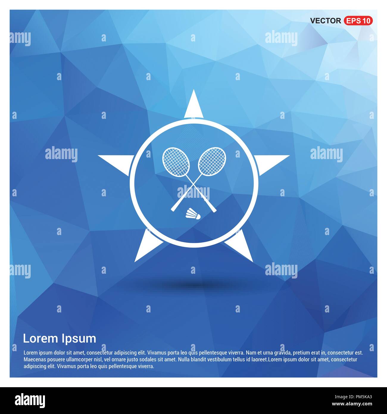 Racket Shuttlecock Icon Stock Vector Image & Art - Alamy