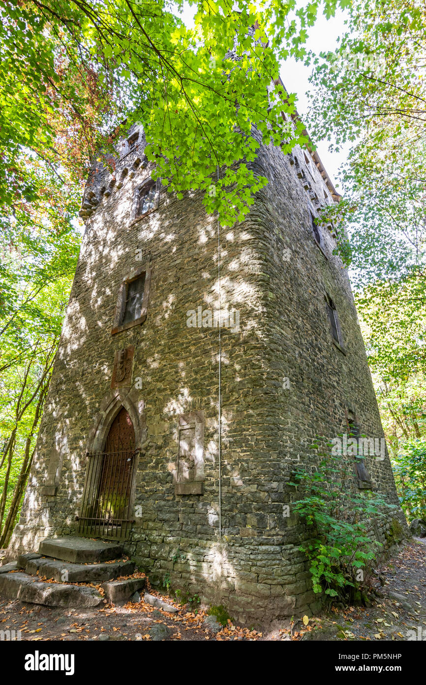 Dianaburg, former romantic hunting lodge or Jagdschloss, hidden in the ...