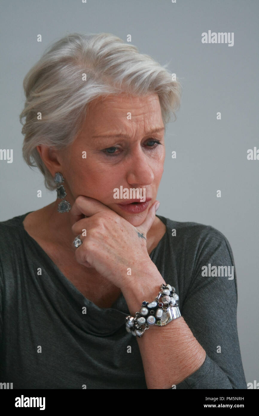 Helen Mirren "Arthur" Portrait Session, March 25, 2011. Reproduction by ...