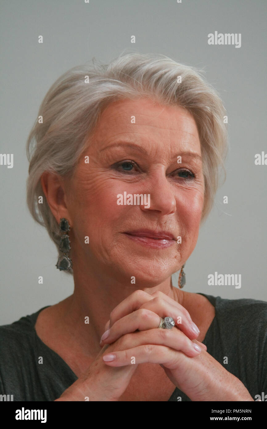 Helen Mirren "Arthur" Portrait Session, March 25, 2011. Reproduction by ...