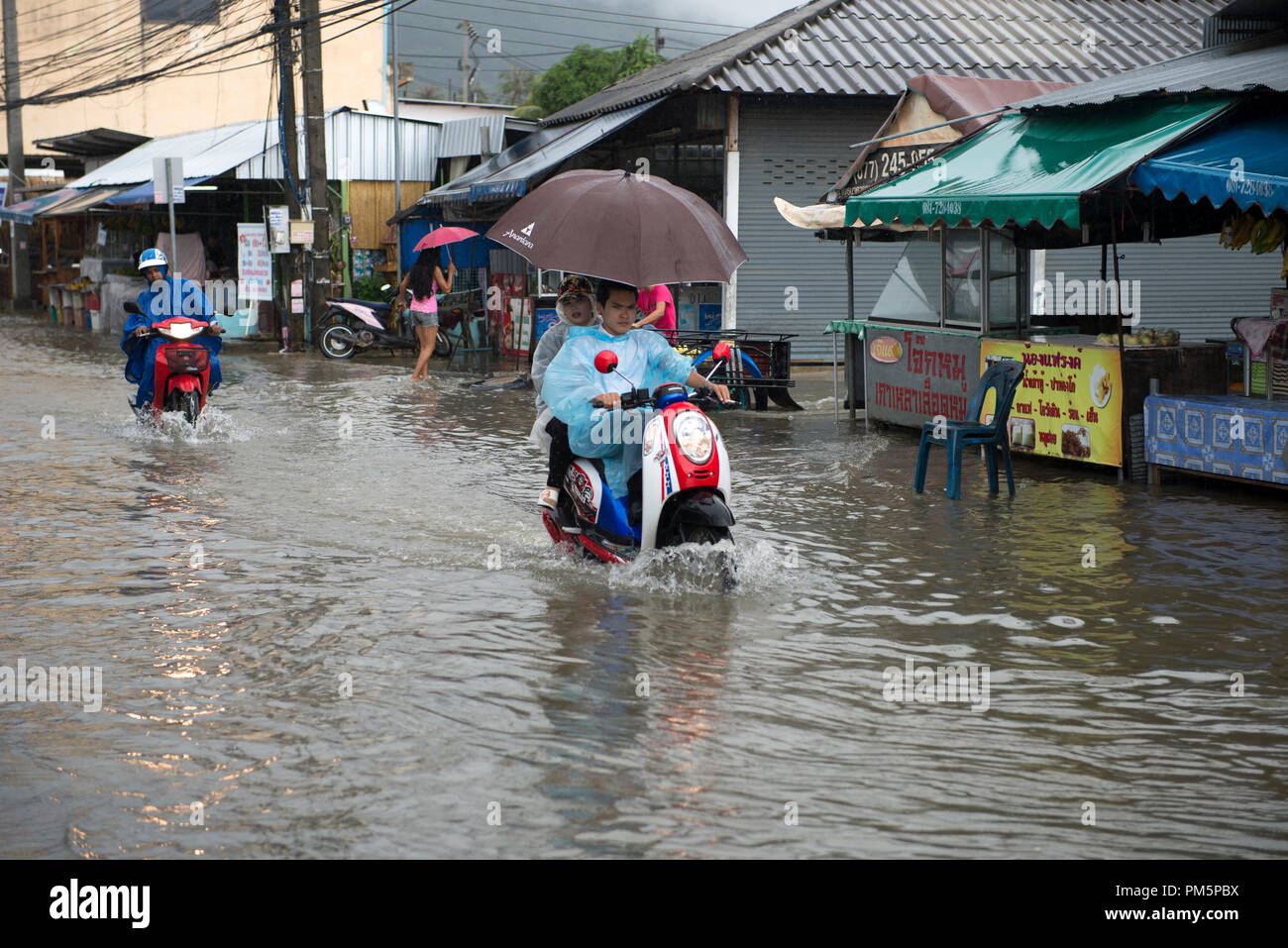 Thailand, Koh Samui, Floods Stock Photo - Alamy
