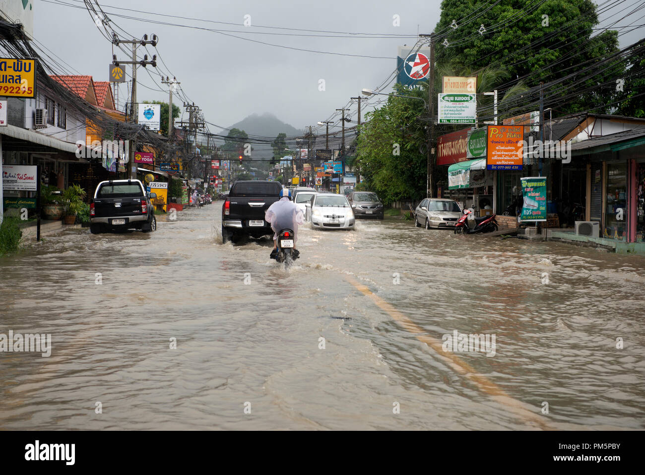 Thailand, Koh Samui, Floods Stock Photo - Alamy