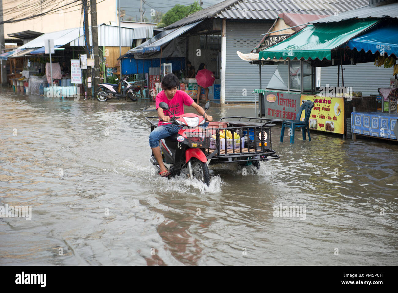 Thailand, Koh Samui, Floods Stock Photo - Alamy