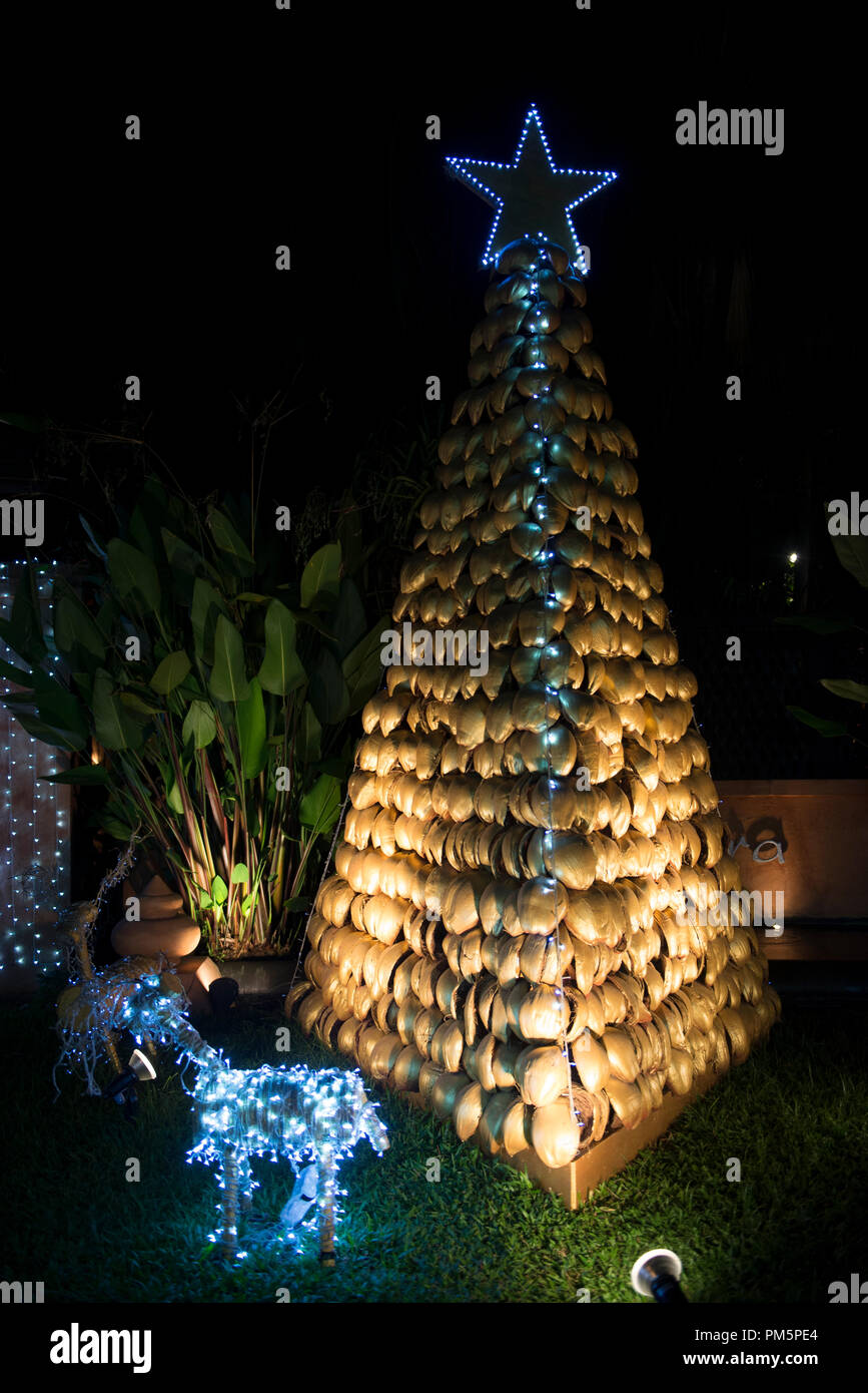 Thailand, Koh samui, Christmas Tree Stock Photo - Alamy