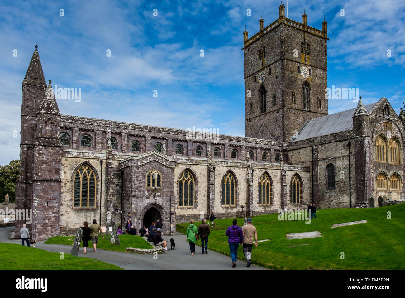 St David's Cathedral, St David's, Pembrokeshire, Wales Stock Photo - Alamy