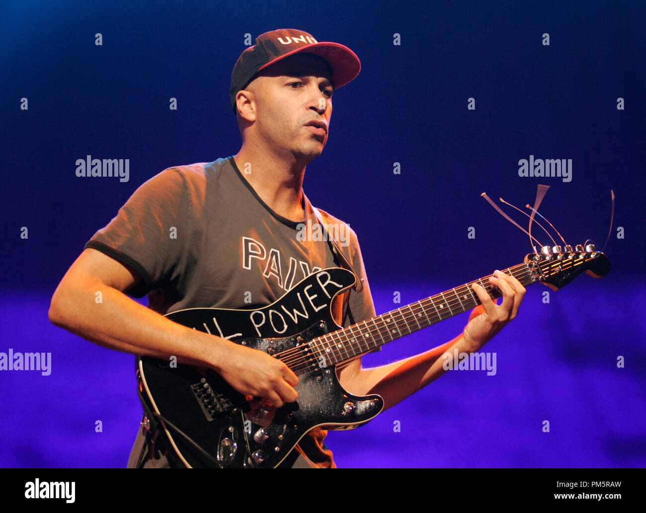 Tom Morello of Audioslave performs in concert at the Convocation Center ...