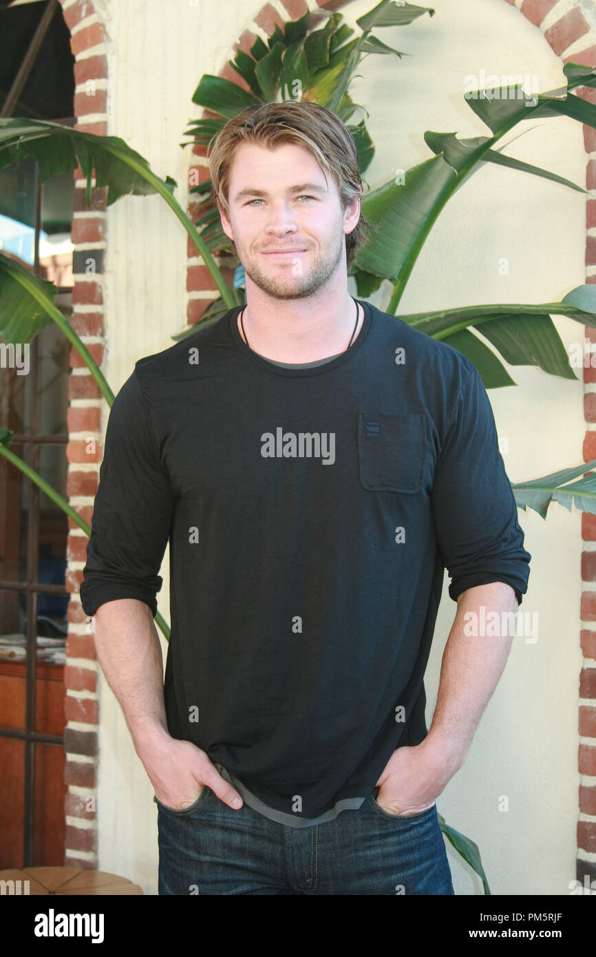 Chris Hemsworth "Thor" Portrait Session, April 4, 2011. Reproduction by ...