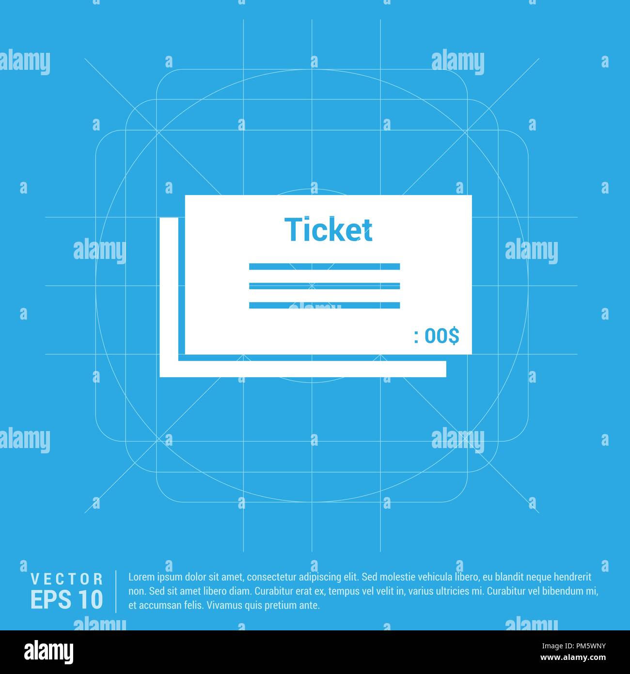 Ticket stubs Stock Vector Images - Alamy