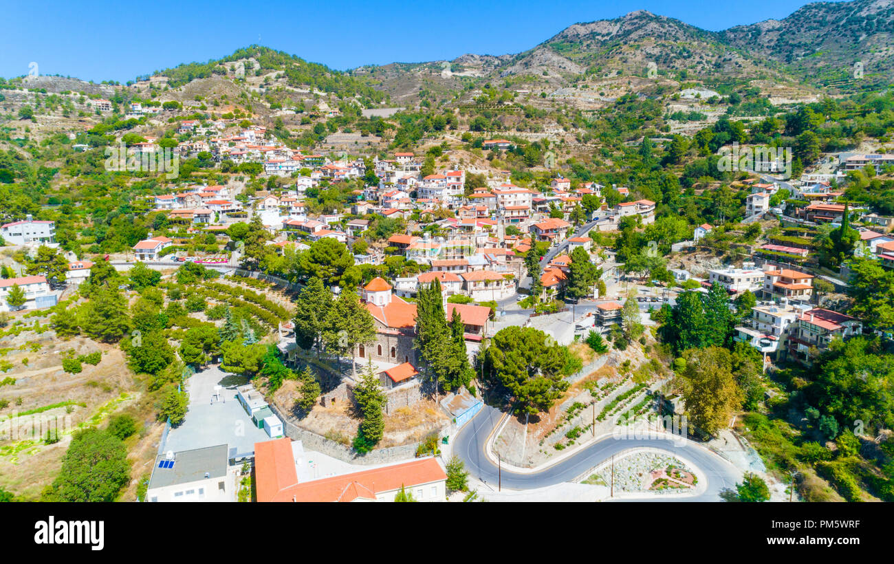 Aerial view agros hi-res stock photography and images - Alamy