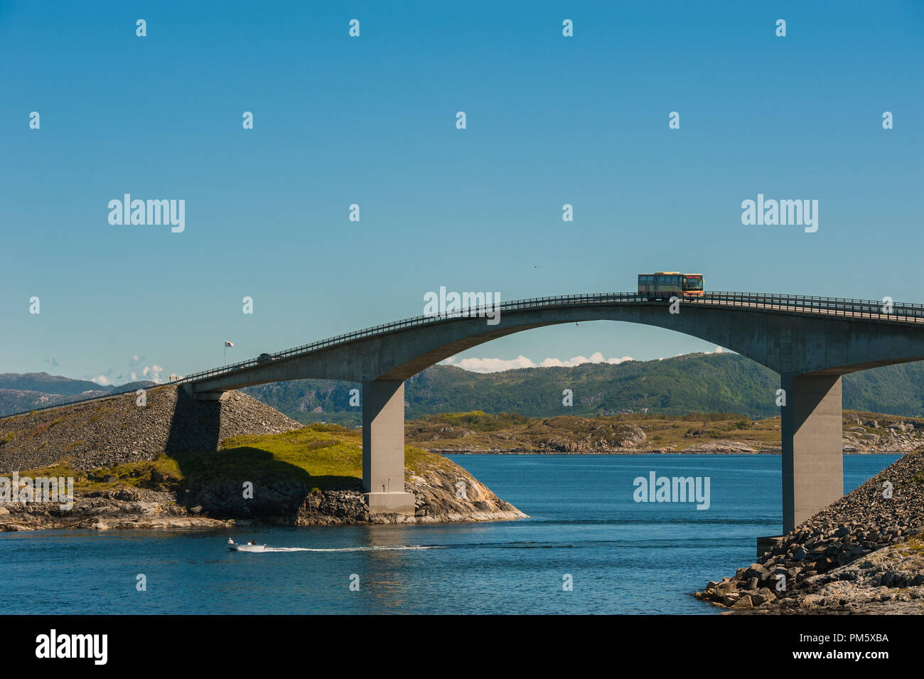 Road to heaven - view at Atlantic Road, Norway Stock Photo - Alamy