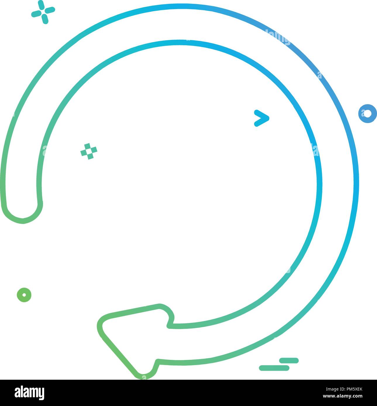 Refresh icon design vector Stock Vector Image & Art - Alamy