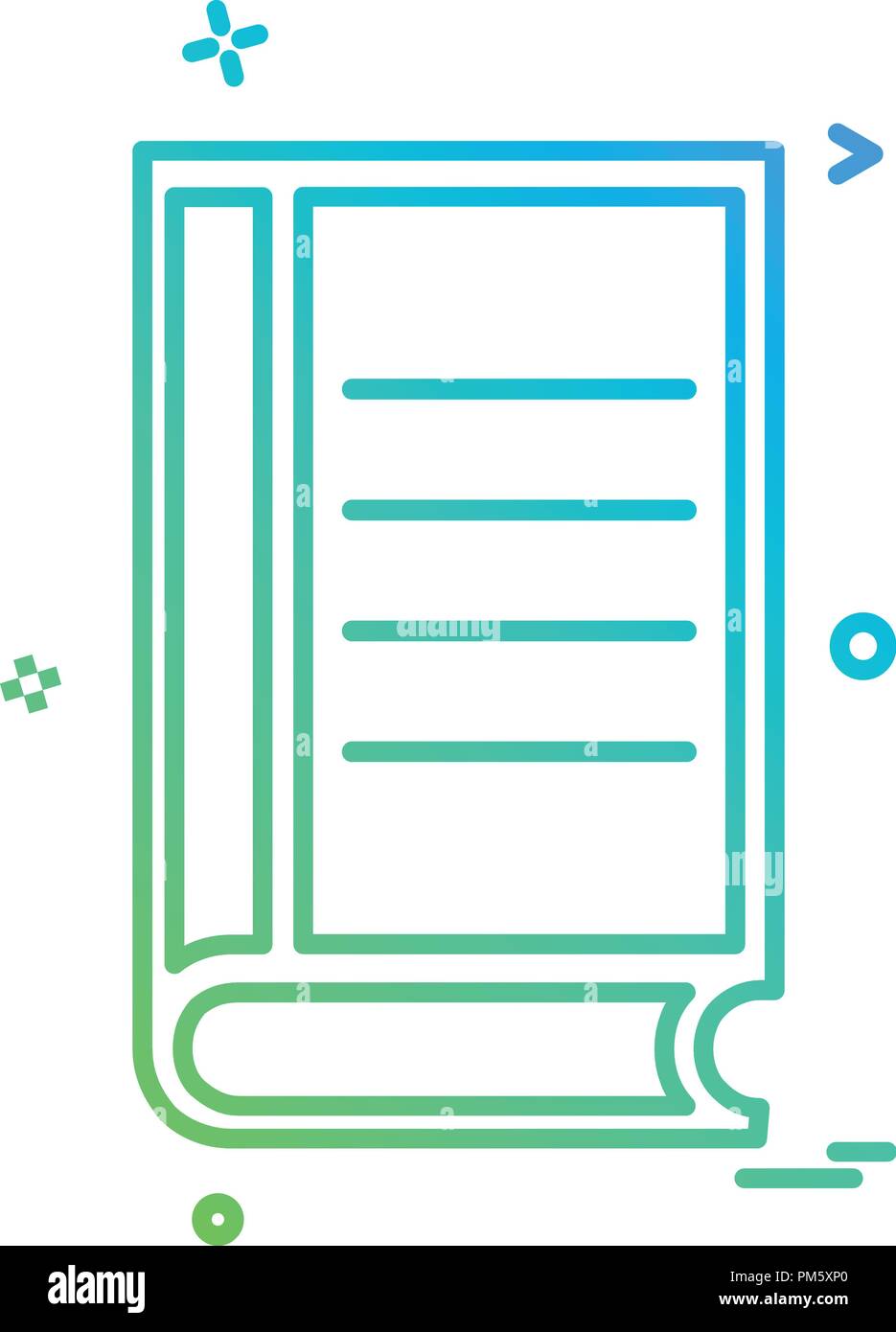 Book icon design vector Stock Vector Image & Art - Alamy