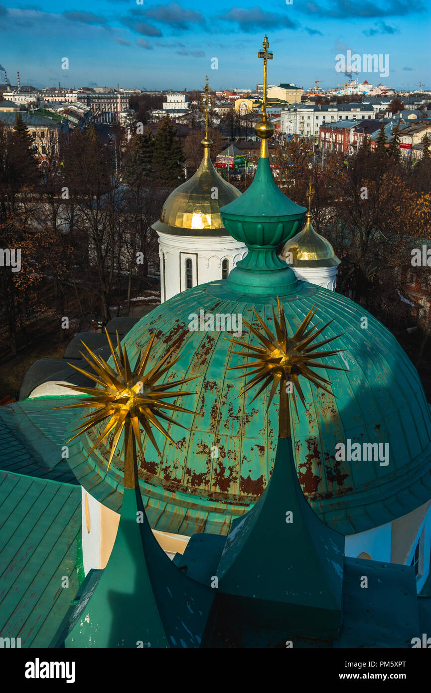 Yaroslavl is ancient Russian city. Sunlight day Stock Photo - Alamy