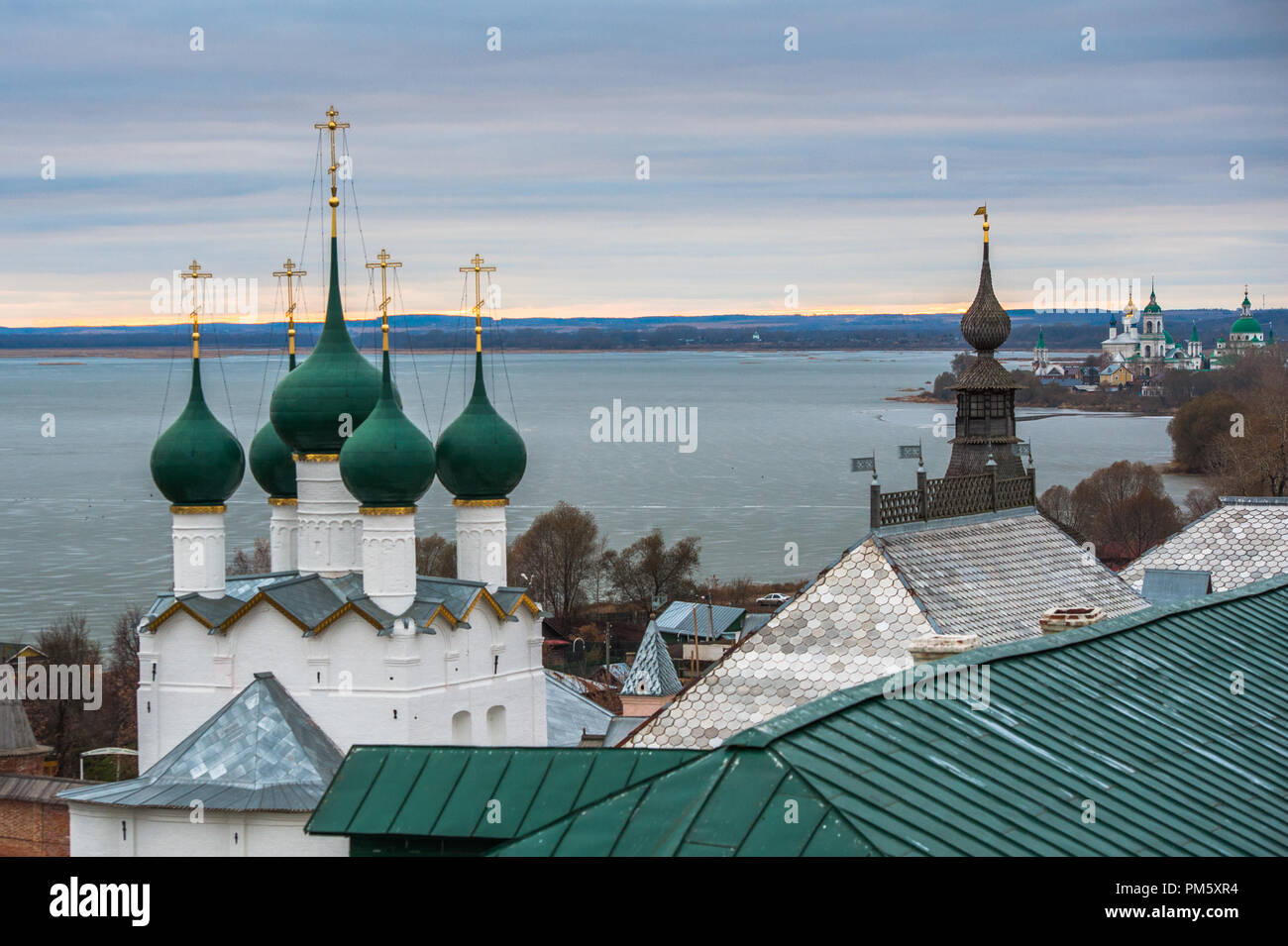 Ancient Russian city Rostov in Yaroslav region Stock Photo - Alamy