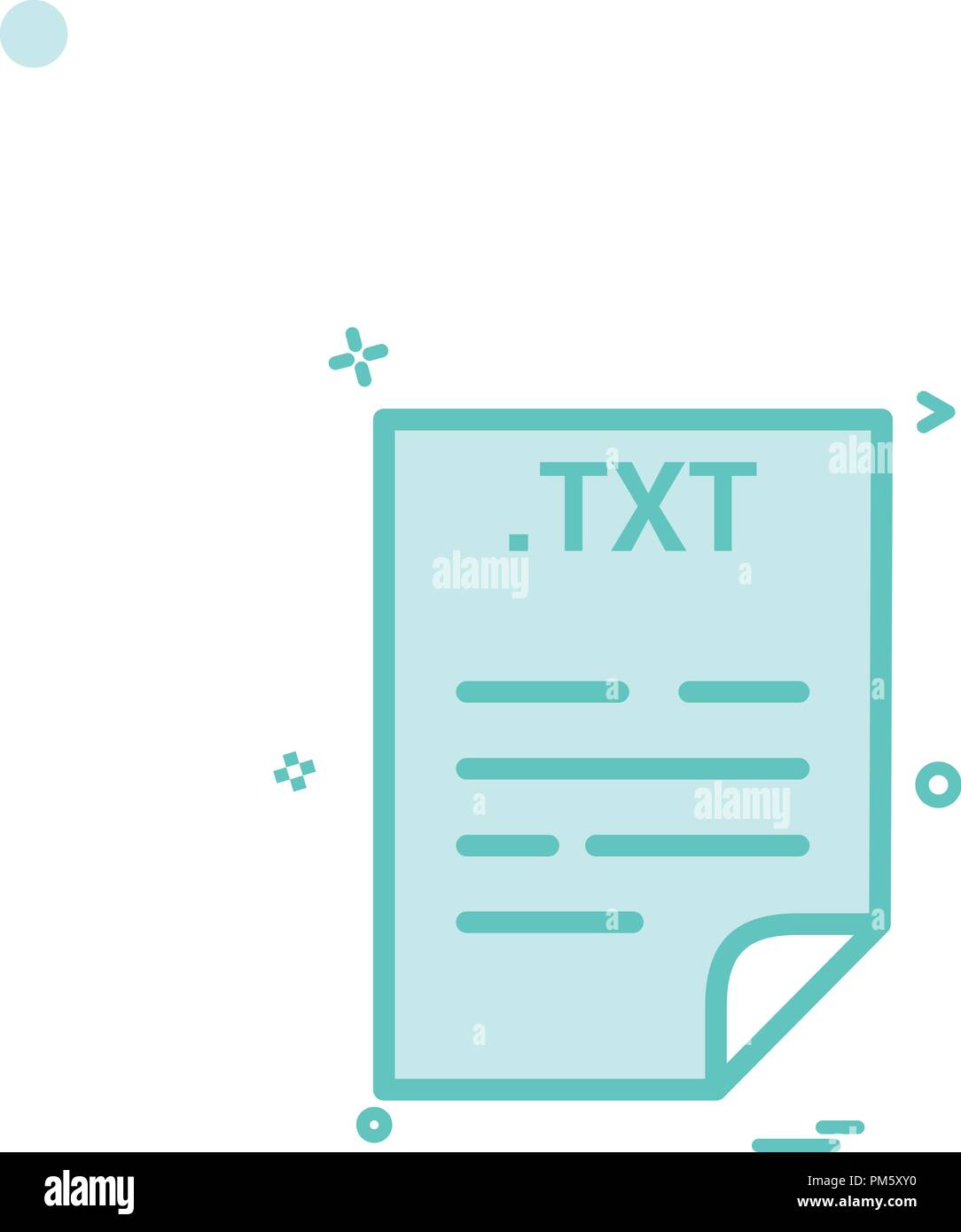 TXT application download file files format icon vector design Stock ...