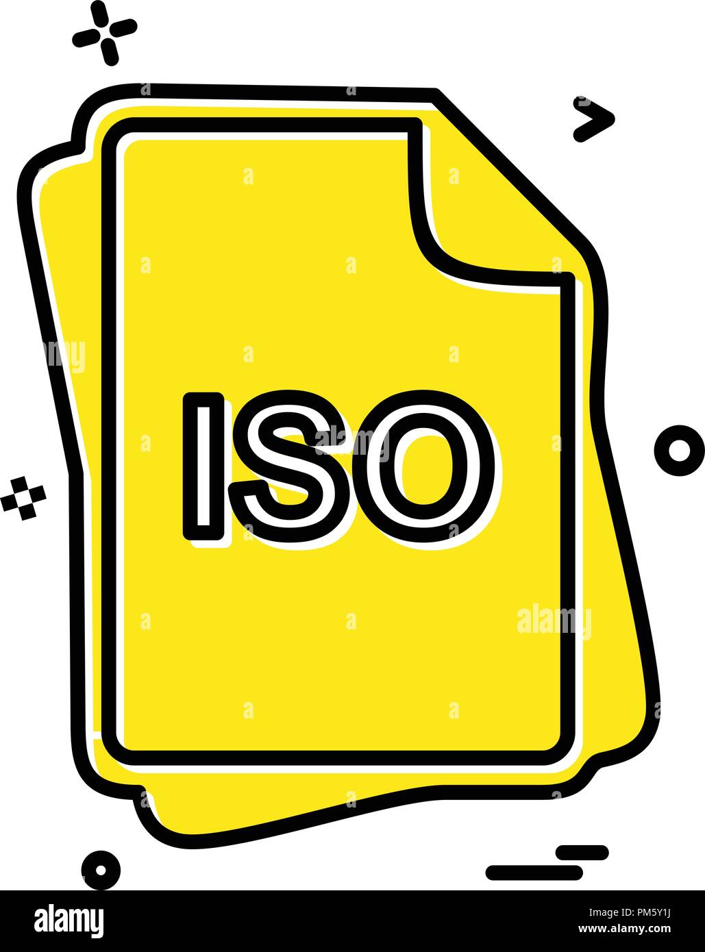 Iso image text Stock Vector Images - Alamy
