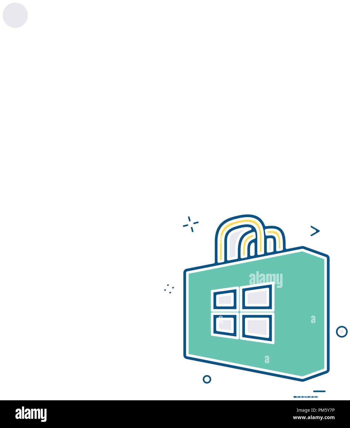 Windows store icon design vector Stock Vector Image & Art - Alamy