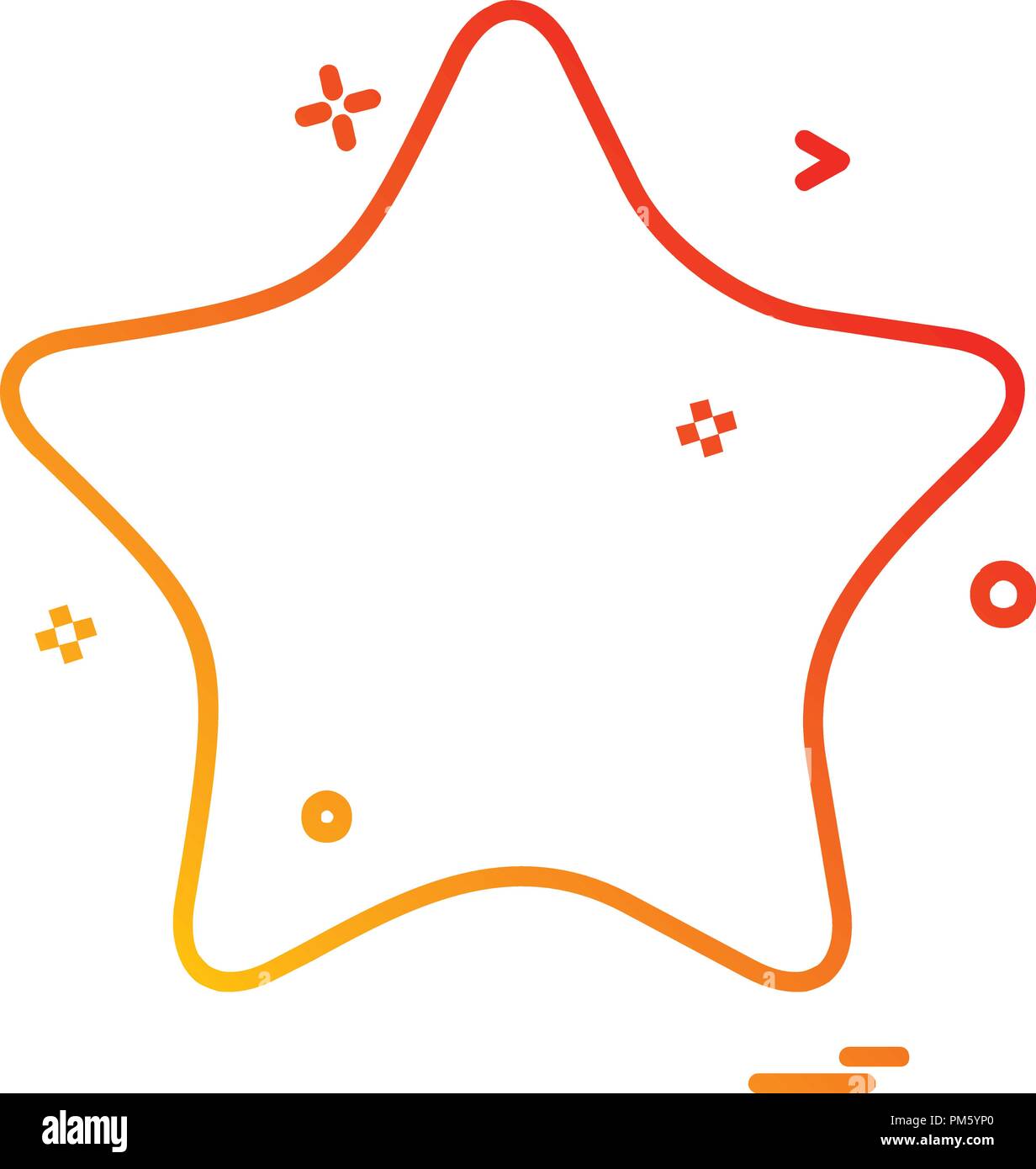 Star icon design vector Stock Vector Image & Art - Alamy